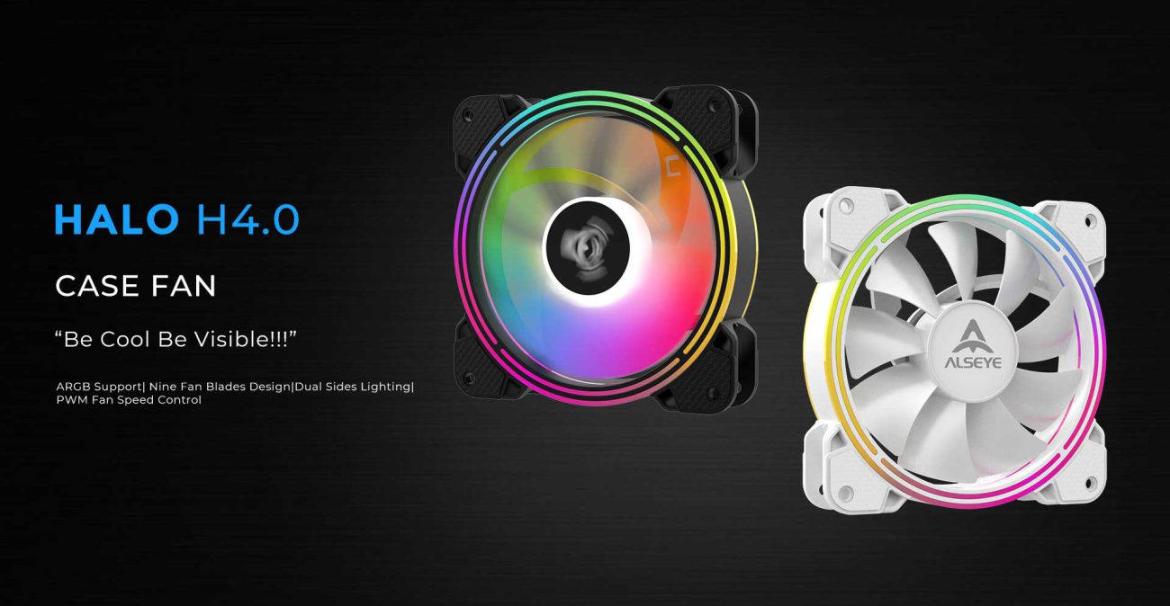Buy ALSEYE HALO 4.0 120MM RGB Computer Chassis Fan (Black) - Computech ...
