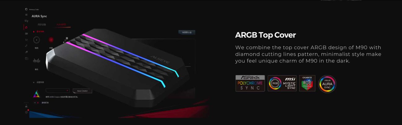 Buy Alseye M90 ARGB 92mm CPU Air Cooler (White) - Computech Store